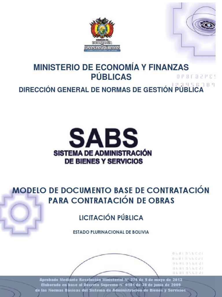 Significado de DBC en Contratación | PDF | Presupuesto | Precios