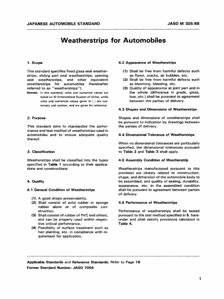 Jsae Jaso M305-1988 | PDF | Natural Rubber | Hardness