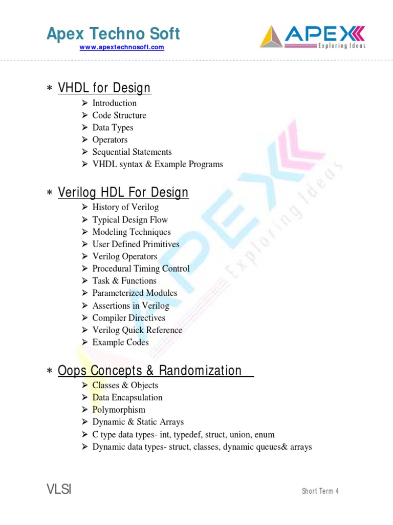 VLSI Programming Languages Overview | PDF | Notation | Computer Programming