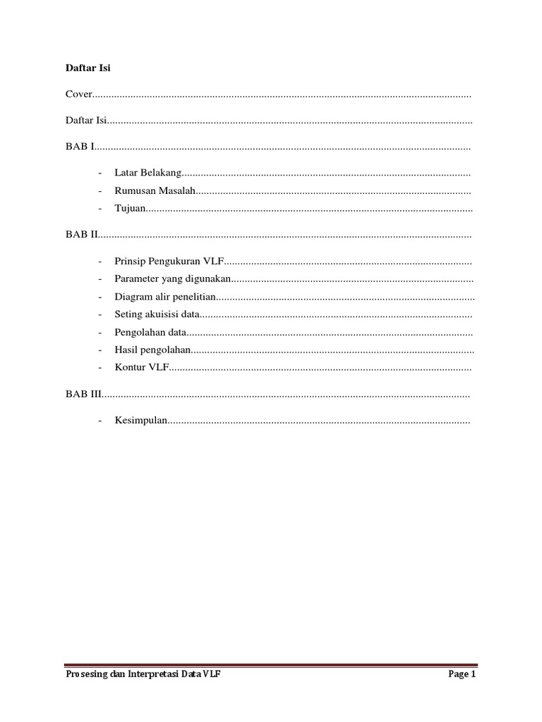 VLF Processing and Intrepretasi Data | PDF | Metode & Bahan Ajar | Sains & Matematika
