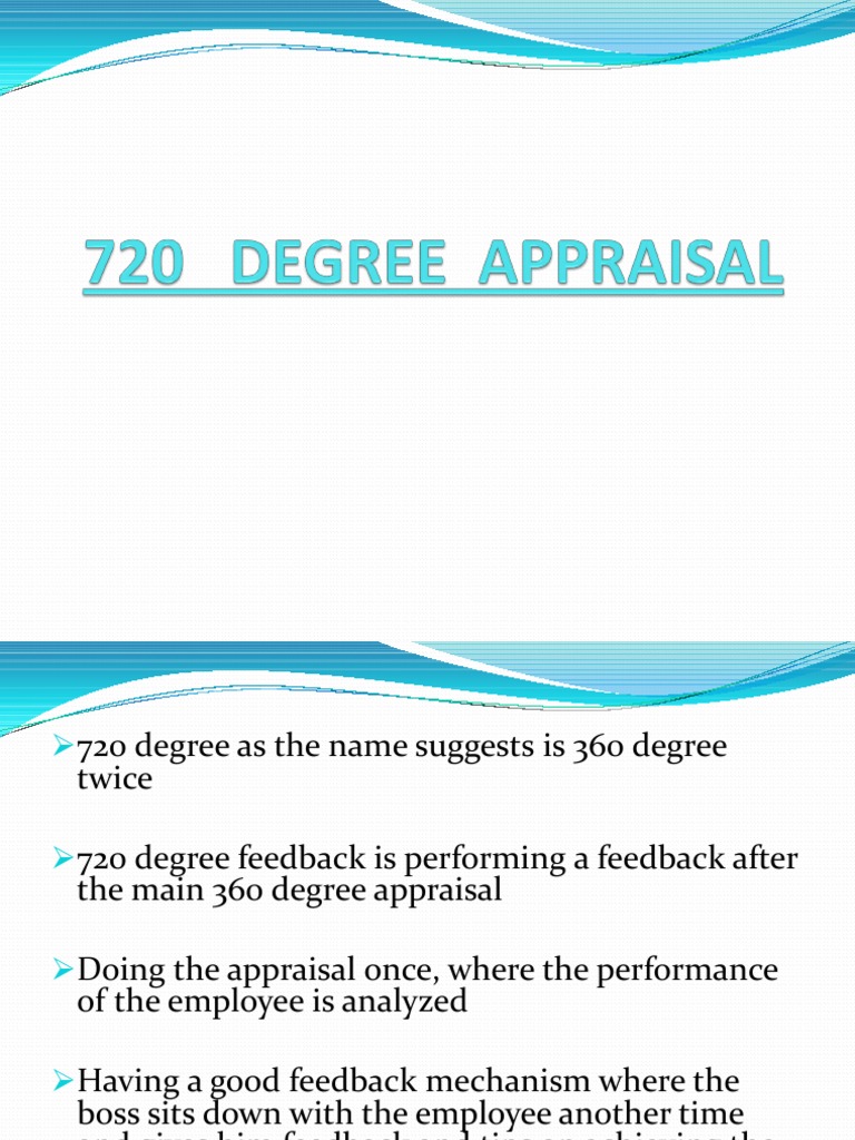 720 Degree Appraisal | PDF | Performance Appraisal | Cognition