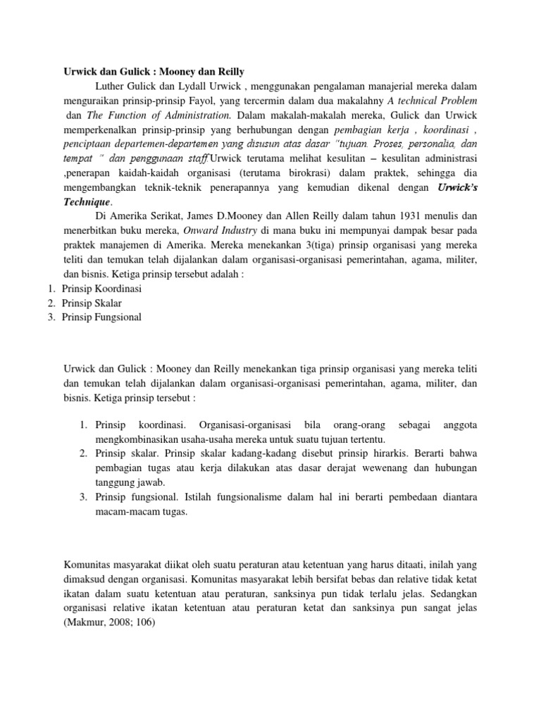 Urwick Dan Gulick | PDF