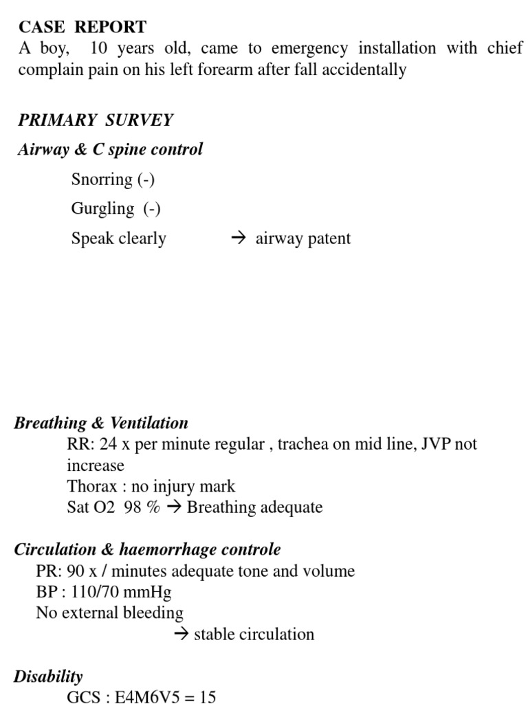 Circular Above Elbow Cast | PDF | Elbow | Thorax