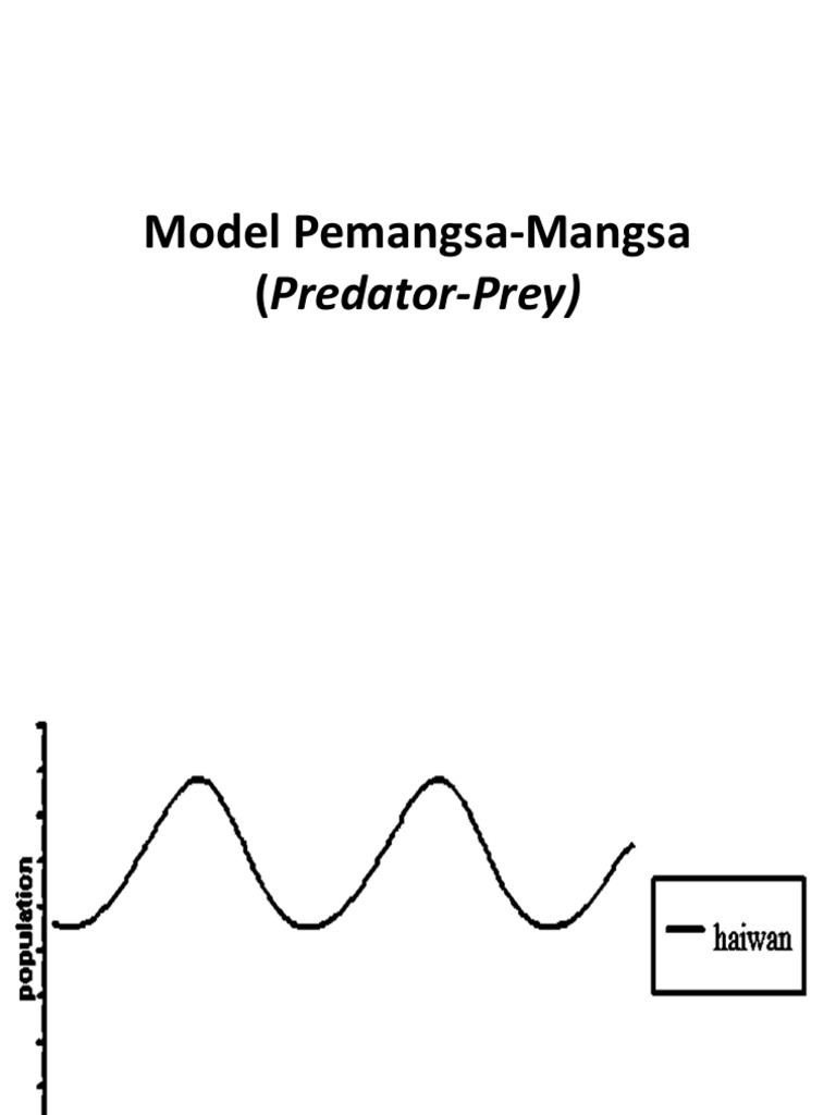 Model Pemangsa Mangsa (Predator Prey) | PDF