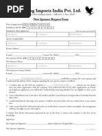 Sponsor Change Request Form | PDF | Credit Card | Payments