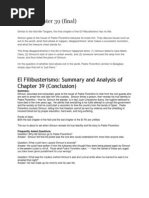 El Filibusterismo Chapter Summaries | PDF