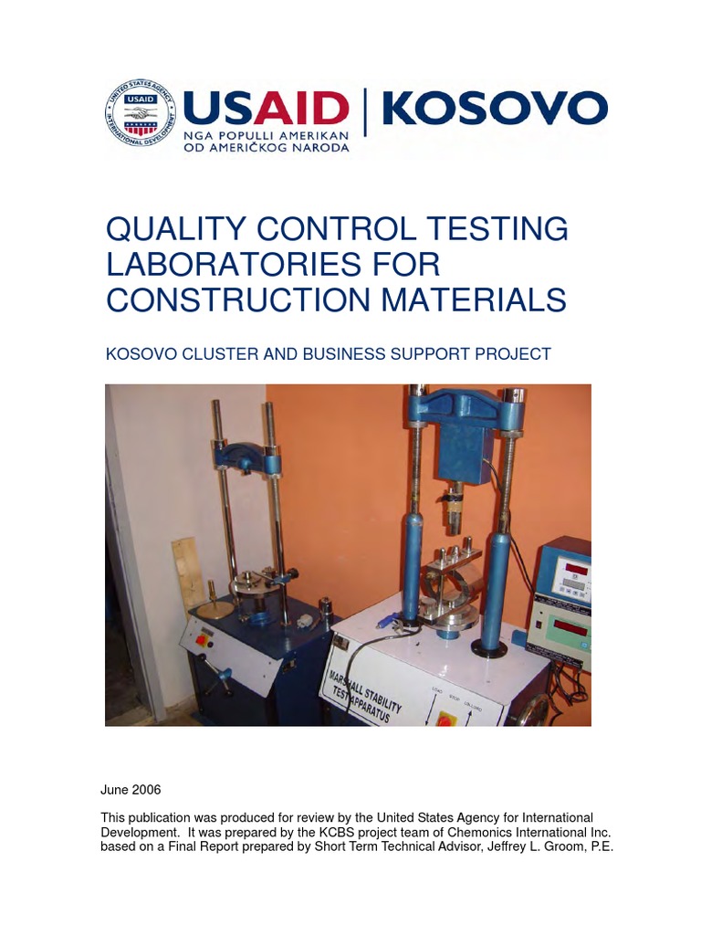 Quality Controll Testing in Concrete PDF | PDF | Quality Assurance ...