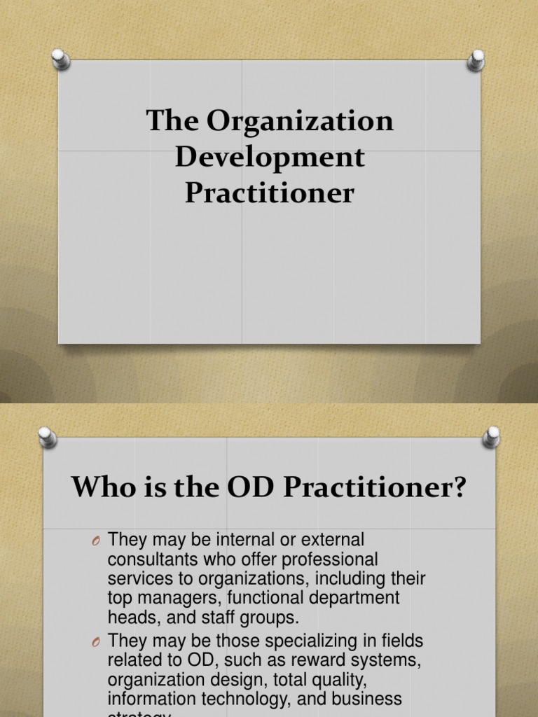 The Organization Development Practitioner | PDF | Organization ...