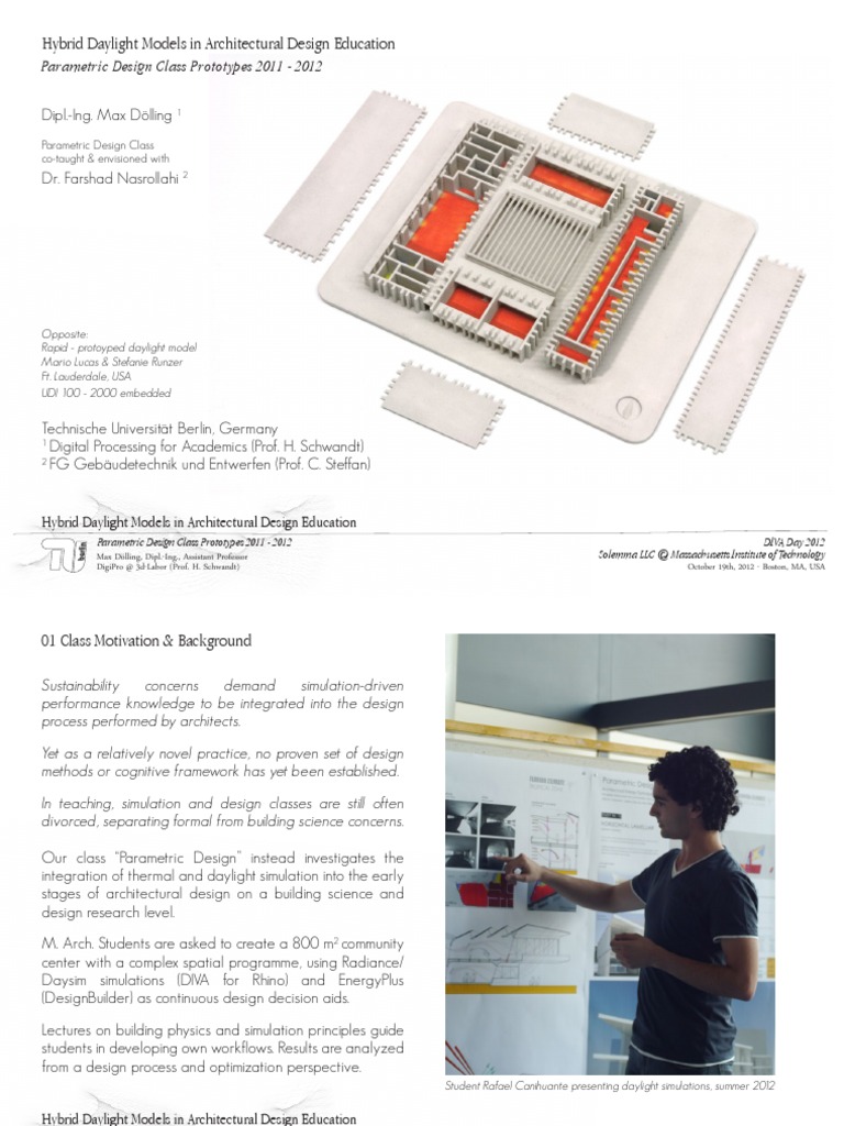 Hybrid Daylight Models in Architectural Design Education, Max C ...