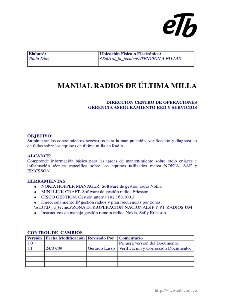 Manual Radios | Descargar gratis PDF | Nokia | Antena (Radio)
