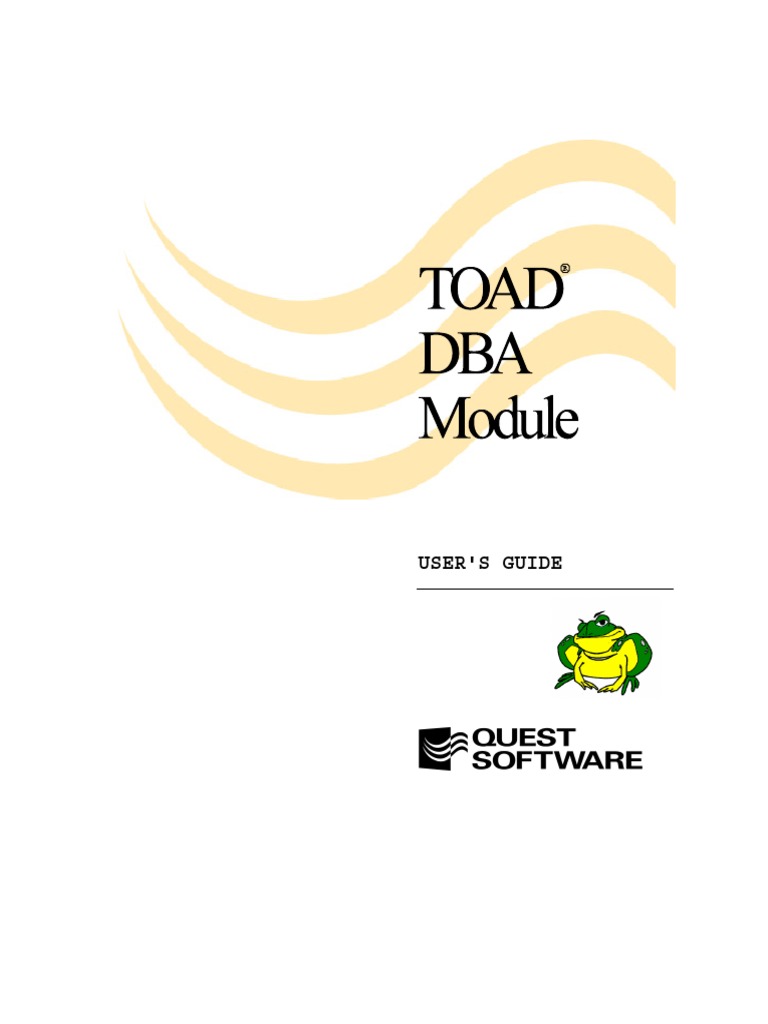 Toad Dba Module Guide Pdf Sql Oracle Database 2421