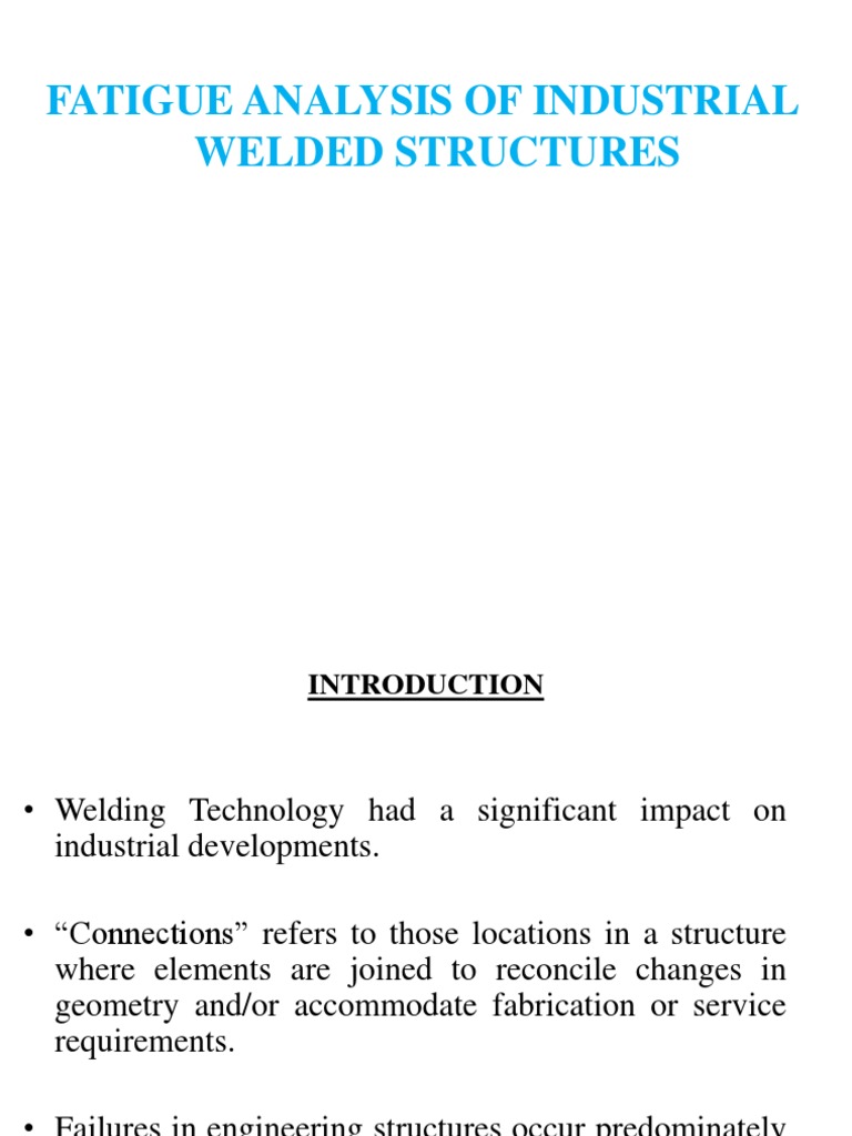 Fatigue Analysis of Welded Structures | PDF | Fatigue (Material ...