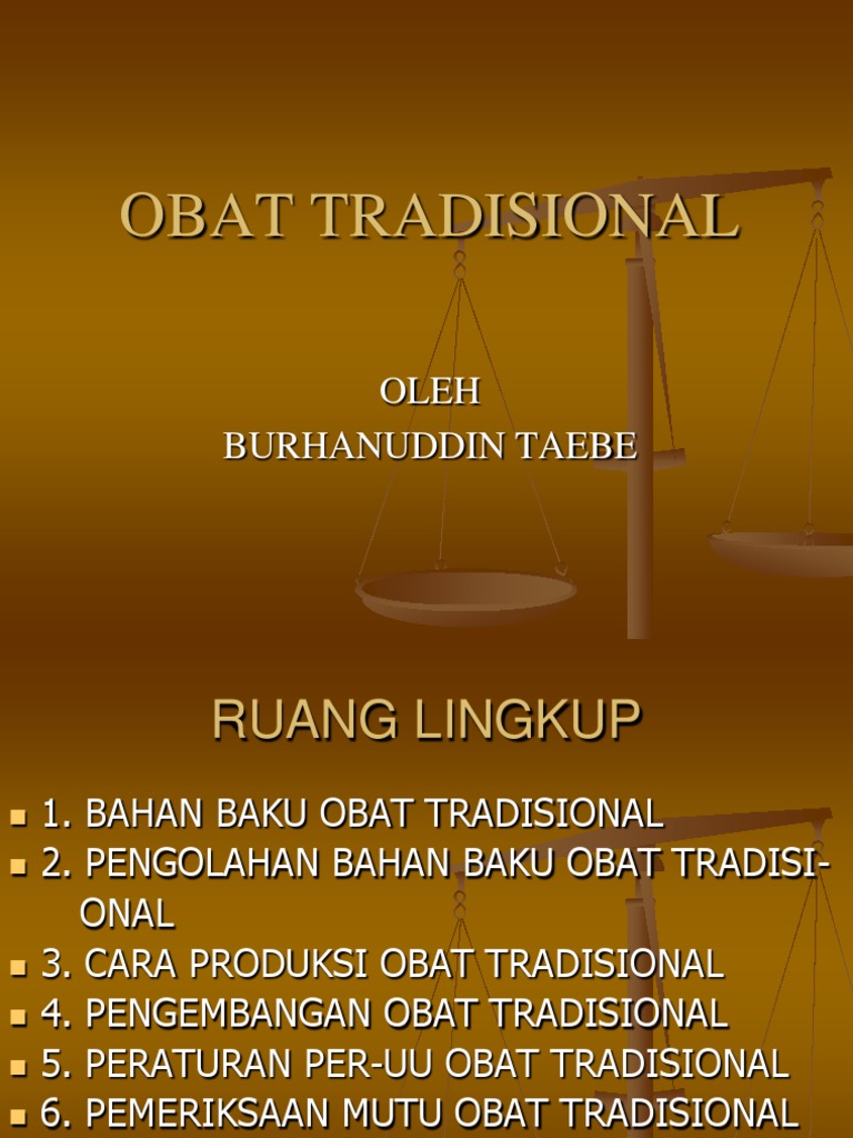 Obat Tradisional | PDF | Sains & Matematika