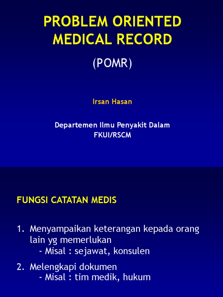 Pengantar POMR | PDF