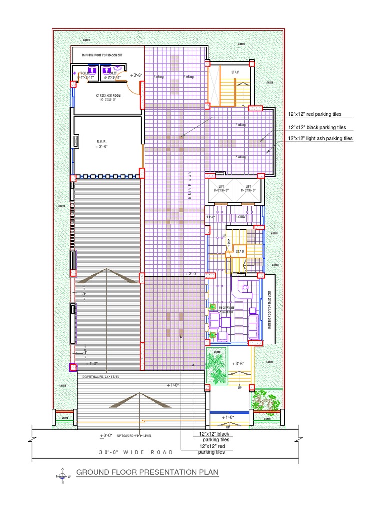Ground Floor Parking Layout Plan | PDF