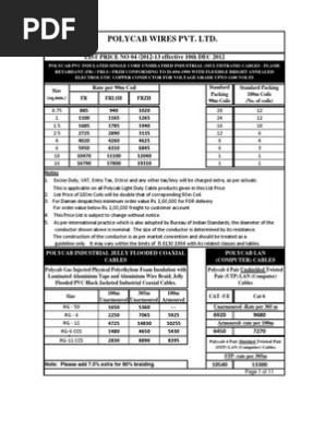 Polycab Cables Price List| Polycab Aluminium Cables Price|, 44% OFF