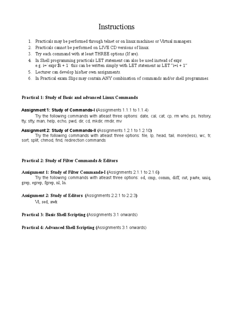 Linux | PDF | Regular Expression | Command Line Interface
