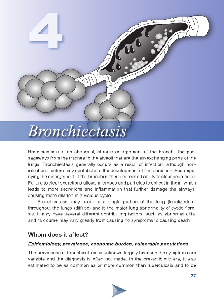 Chapter 4 Bronchiectasis | Respiratory Tract | Mucus