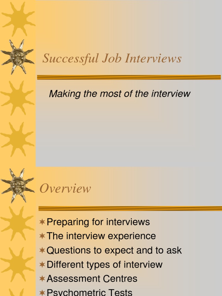 Mastering Job Interviews: A Guide | PDF | Competence (Human Resources ...