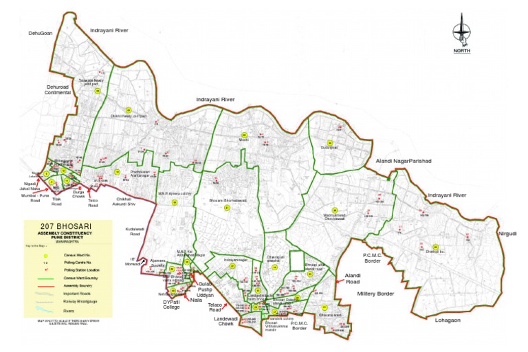 Bhosari Area Map and Red Zone Details | PDF