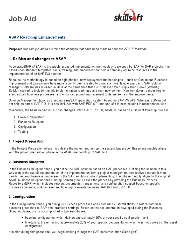 ASAP Roadmap | PDF | Information Management | Software Engineering