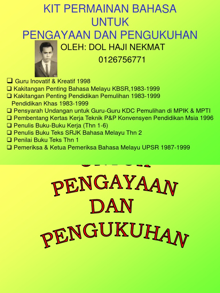 Kit Permainan Bahasa | PDF