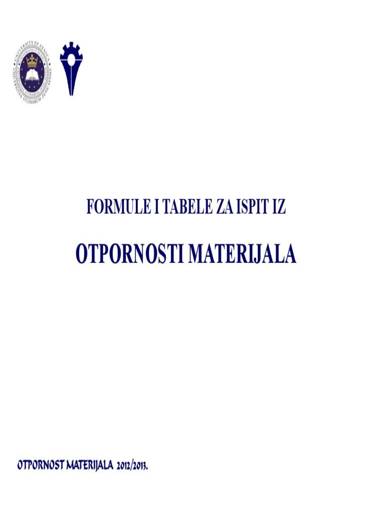 Formule Za Ispit | PDF