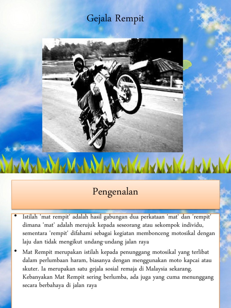 Jenayah Rempit Dan Ragut | PDF