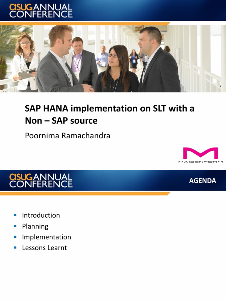 0603 Implementing SAP HANA On SLT With A Non SAP Source System | PDF | Replication (Computing ...