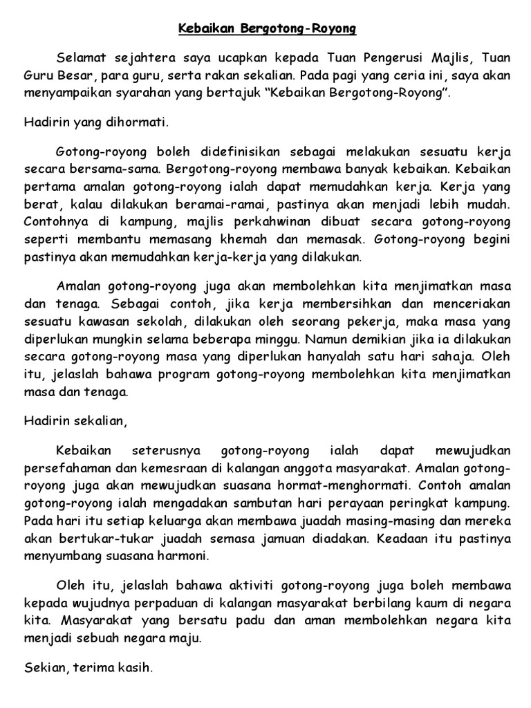Kebaikan Bergotong Royong Karangan Faedah Aktiviti Go - vrogue.co Kebaikan Bergotong Royong Karangan Faedah Aktiviti Go - vrogue.co
