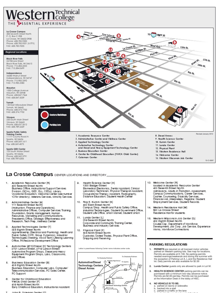 Regional Locations: La Crosse Campus | PDF | University Of Wisconsin ...
