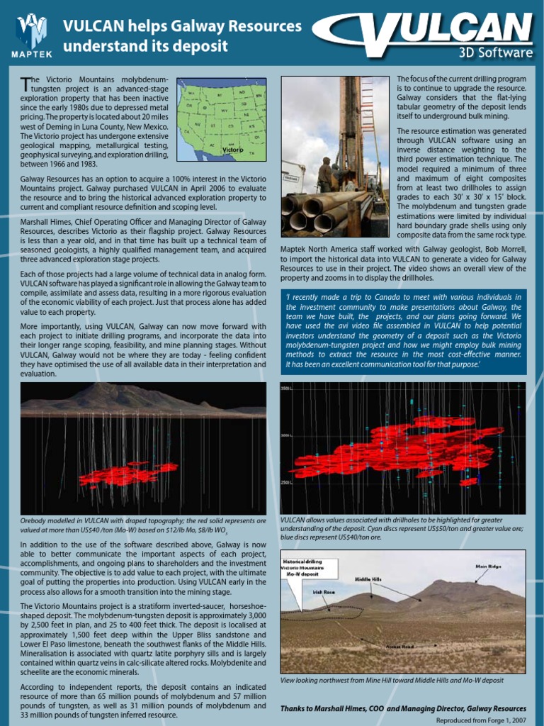 MDMW Molybdenum02 | PDF | Molybdenum | Mining