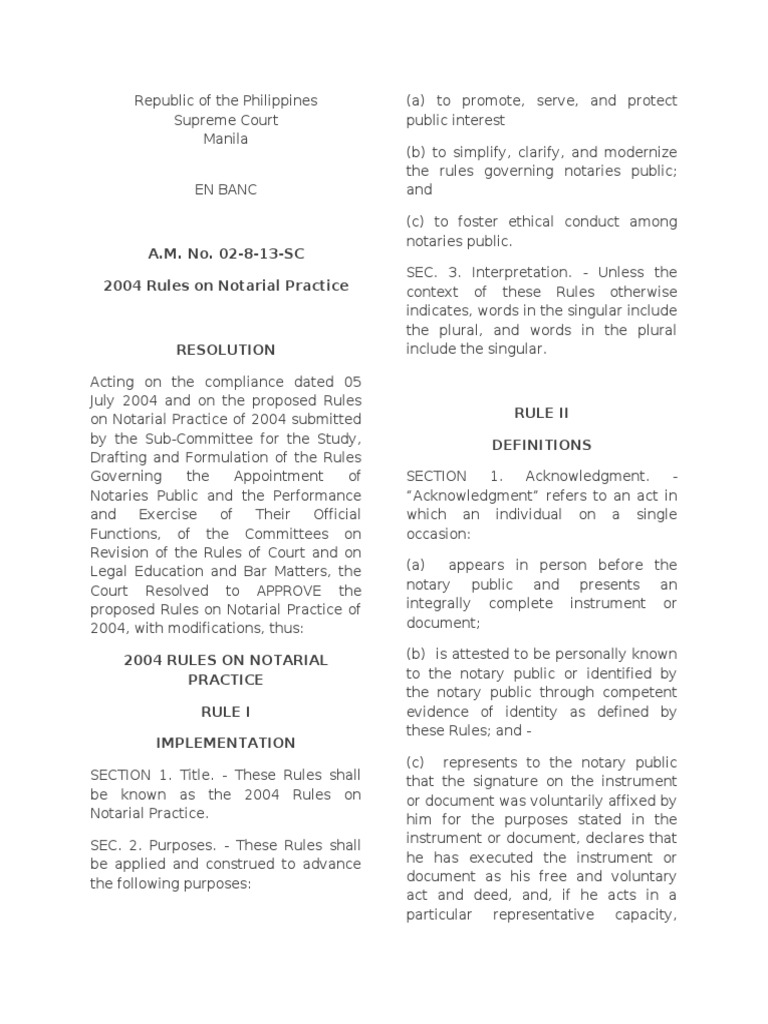 Notarial Practice Law | PDF | Notary Public | Signature
