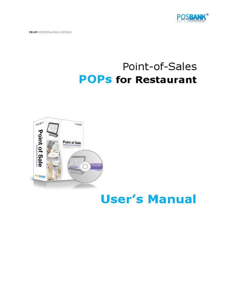 POPs Restaurant Manual v2 | PDF | Point Of Sale | Port (Computer ...