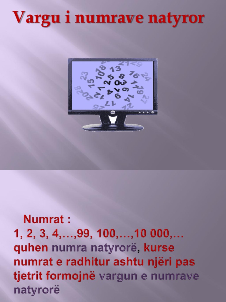 Vargu I Numrave Natyror | PDF