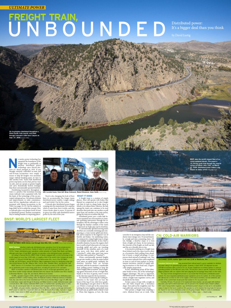 Trains Magazine Locotrol Feature | PDF | Rail Transport | Train