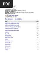 Assassin! Value List - Google Drive | PDF