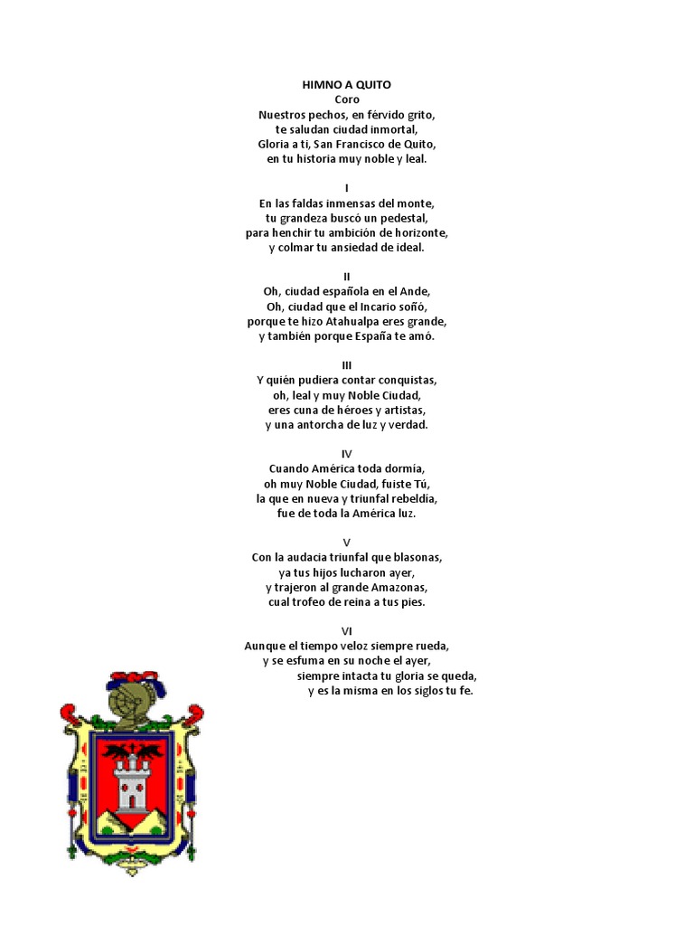 Himno A Quito | PDF