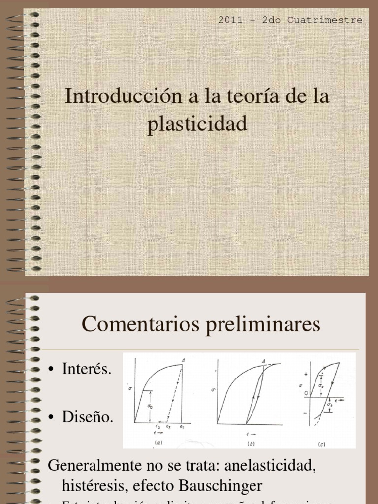 Plasticidad A | PDF | Elasticidad (Física) | Plasticidad (Física)