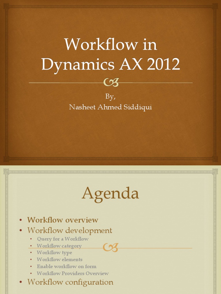 Presentation Workflow in Dynamics Ax | PDF | Workflow | Method ...