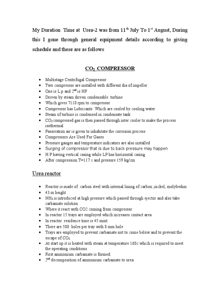Co2 Compressor New | PDF | Gas Compressor | Urea