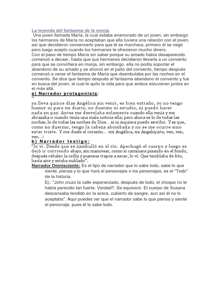 La Leyenda Del Fantasma de La Monja | PDF