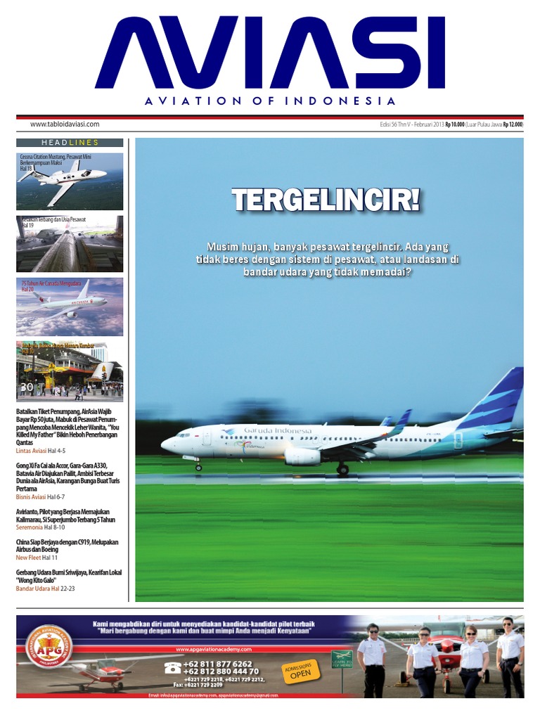 Tabloid Aviasi Edisi Februari 2013 | PDF