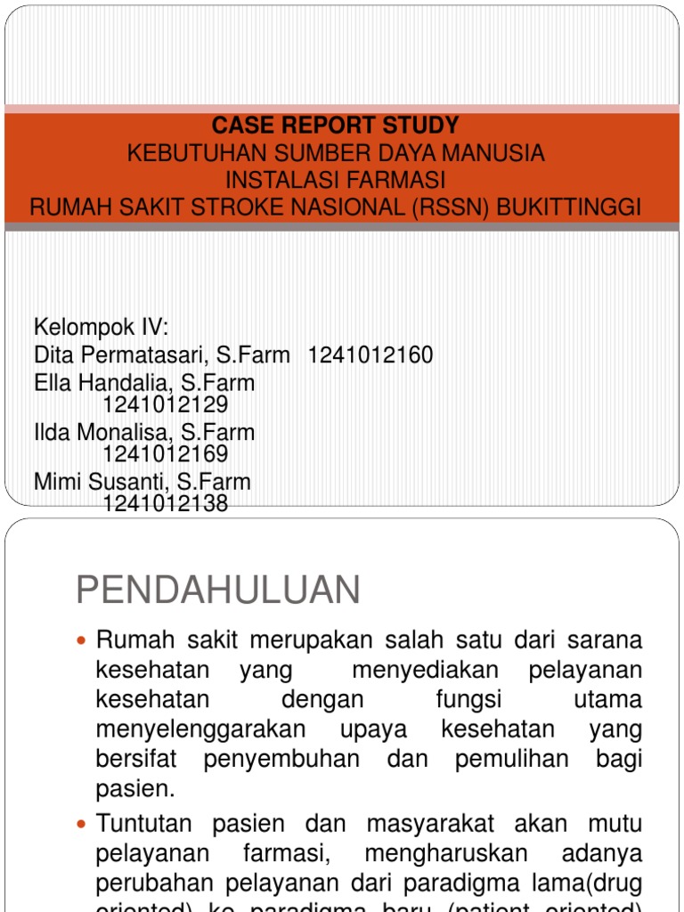 Case Report Study Instalasi | PDF | Pengembangan Diri | Kesehatan Holistik