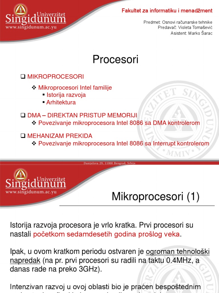 Istorija Procesora | PDF
