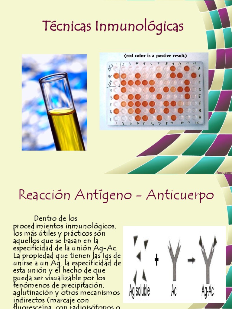 Tecnicas Inmunologicas | PDF | Elisa | Inmunofluorescencia