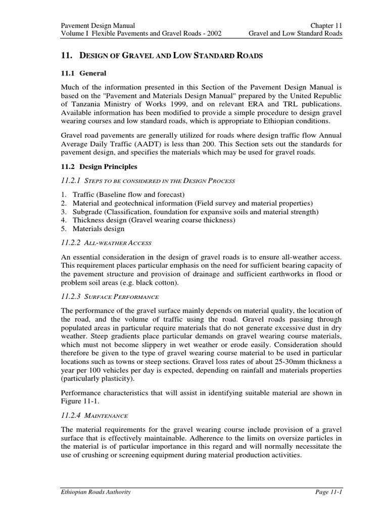 11-Gravel Wearing Course Design | PDF | Road | Road Surface