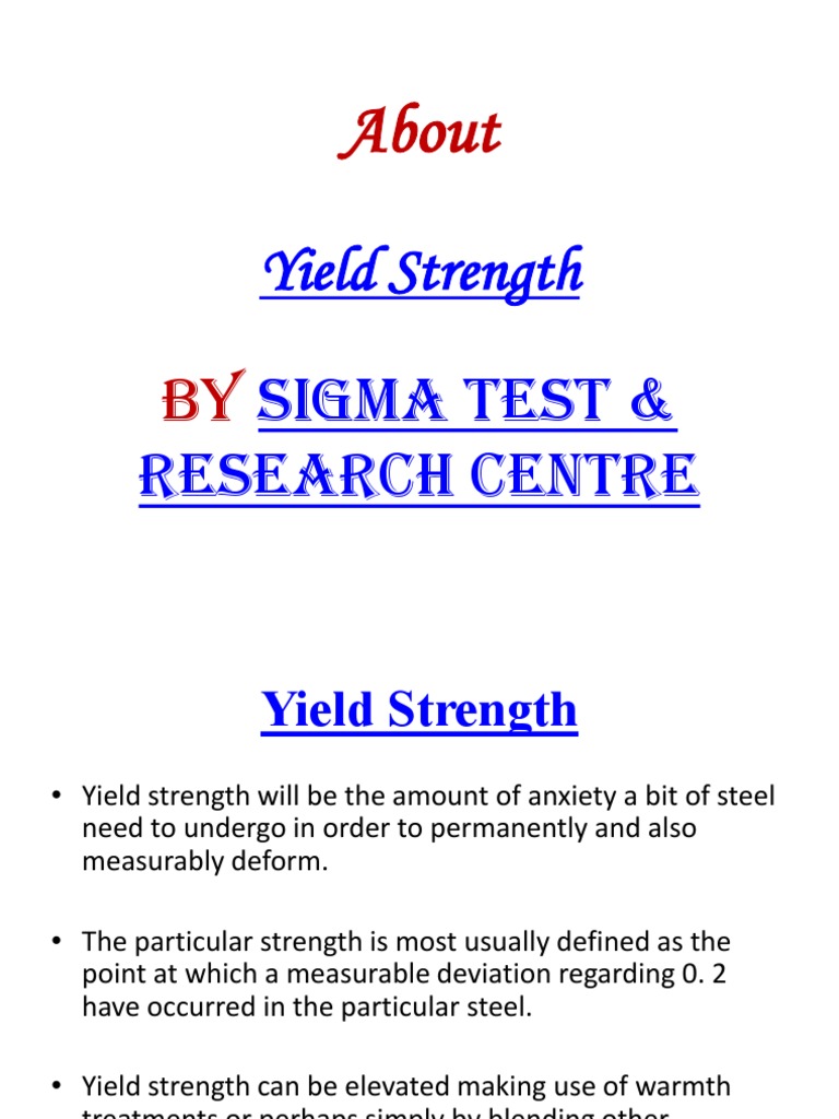 Understanding Yield Strength in Steel | PDF