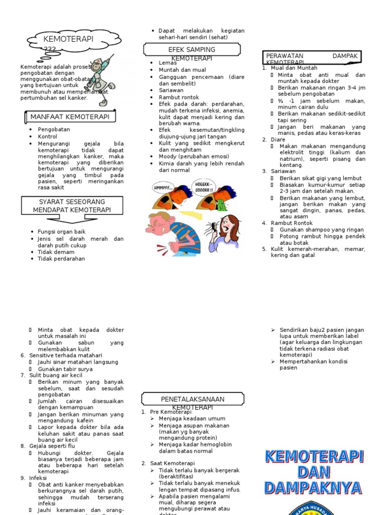 Leaflet Kemoterapi | PDF