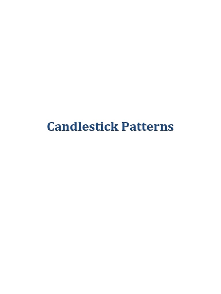 Candlestick Patterns | PDF